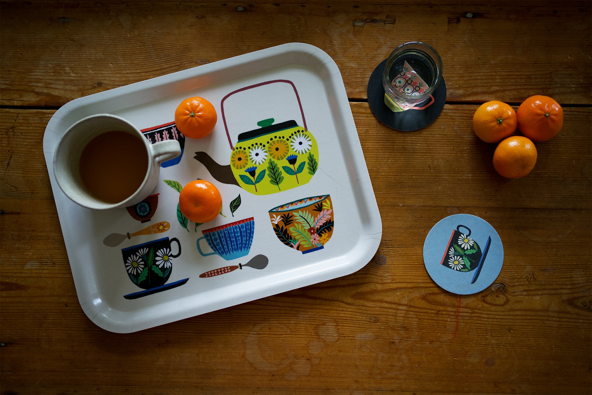 Teapot Rectangular Tray – Brie Harrison Ltd